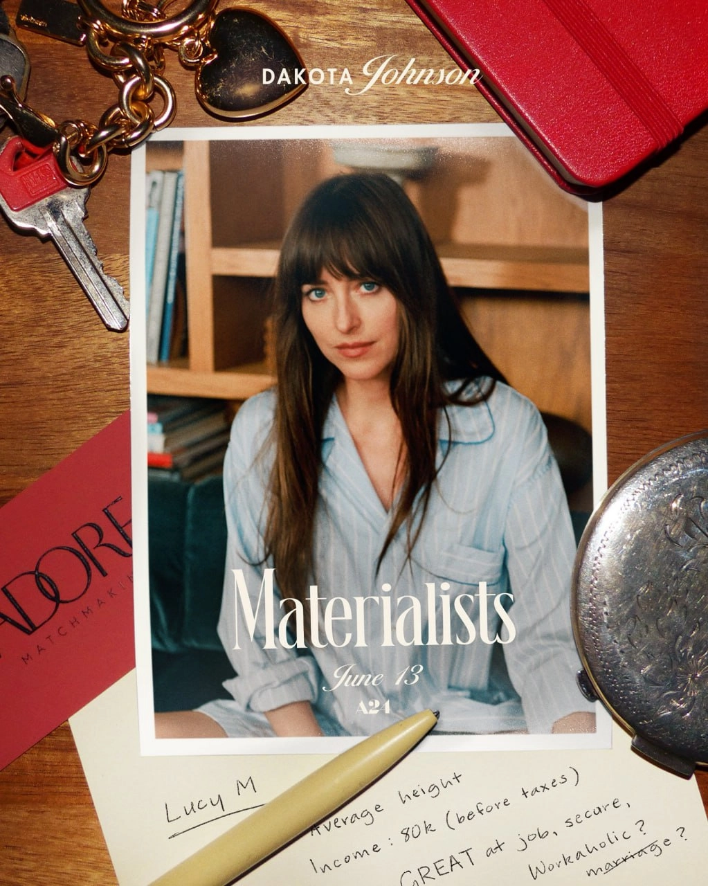 Романтический фильм «Материалистка» обзавёлся новыми постерами ...